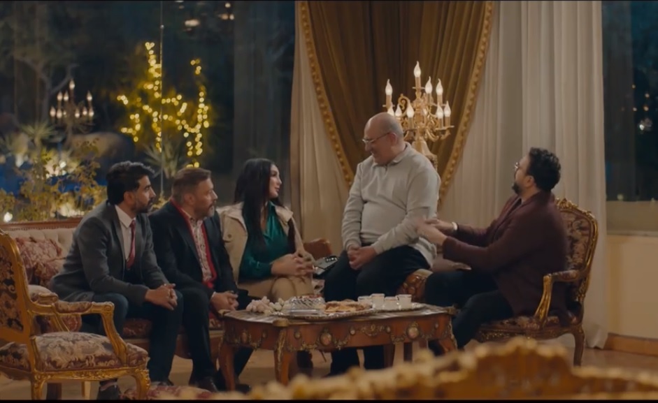 أكرم حسني يقلد صالح سليم وسلمى تكشف سره في مسلسل مكتوب عليا الحلقة 21
